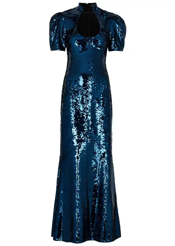 Vali Maxi Dress French Blue Stripe main image 1